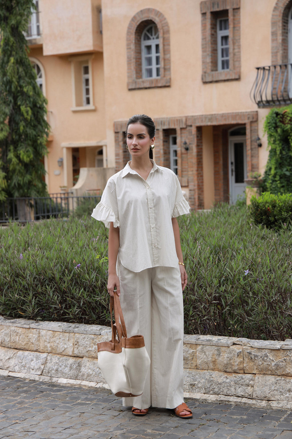 Pin Striped Tunic Set – Studio Mehr