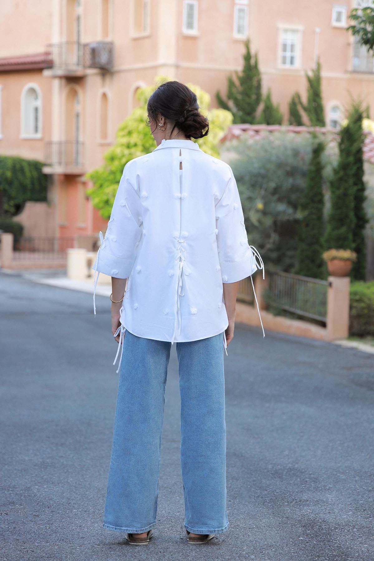 White Bon Bon Shirt – Studio Mehr